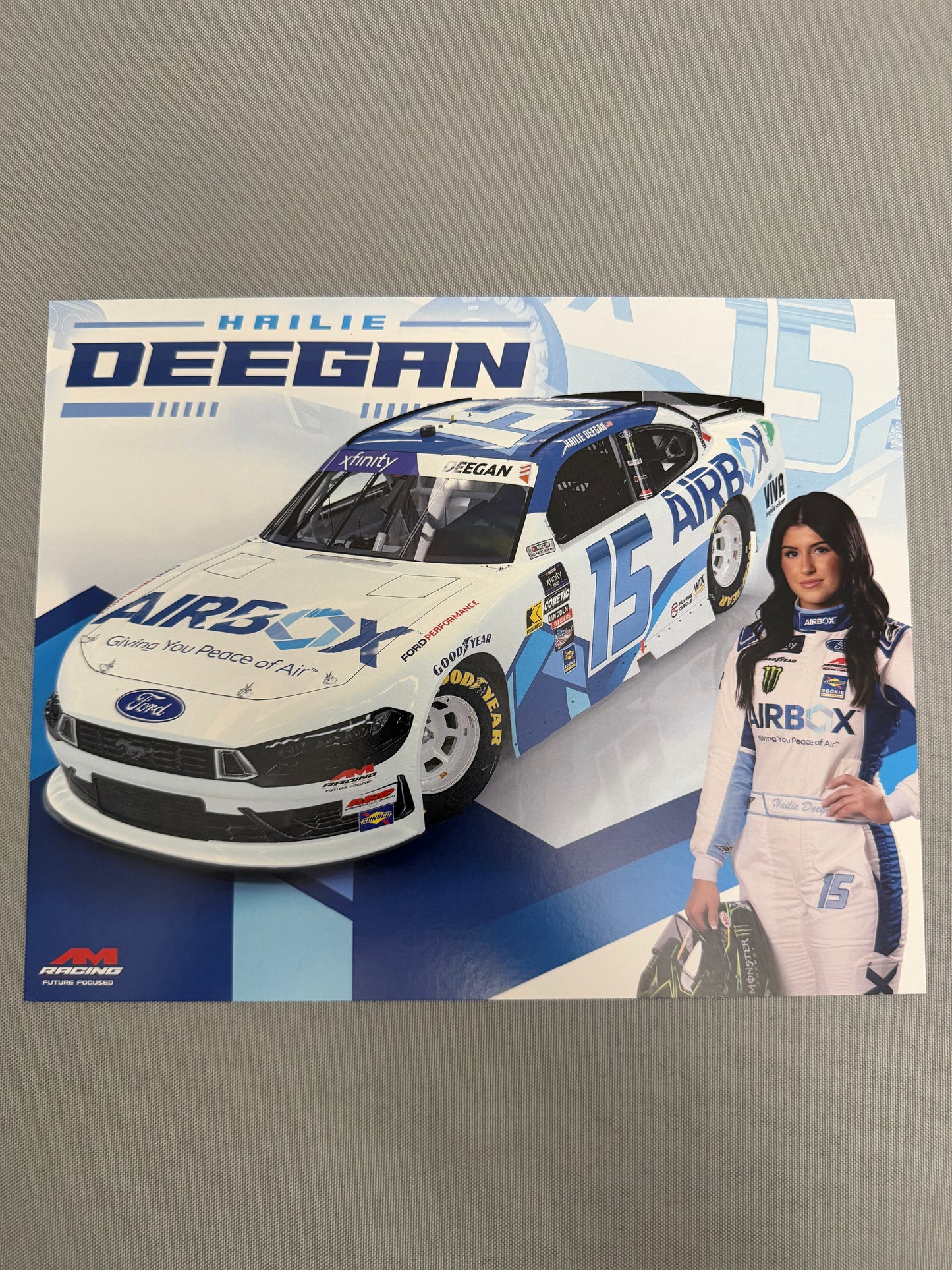 Hailie Deegan #15 2024 Airbox Nascar Hero Card – Race Day Authentics