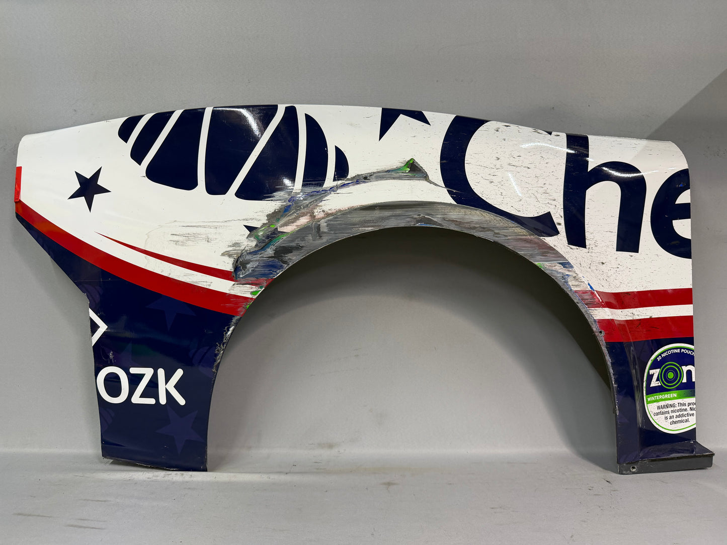 Kyle Busch #8 2025 Iowa Cheddars Nascar Quarter Panel – Race Day Authentics