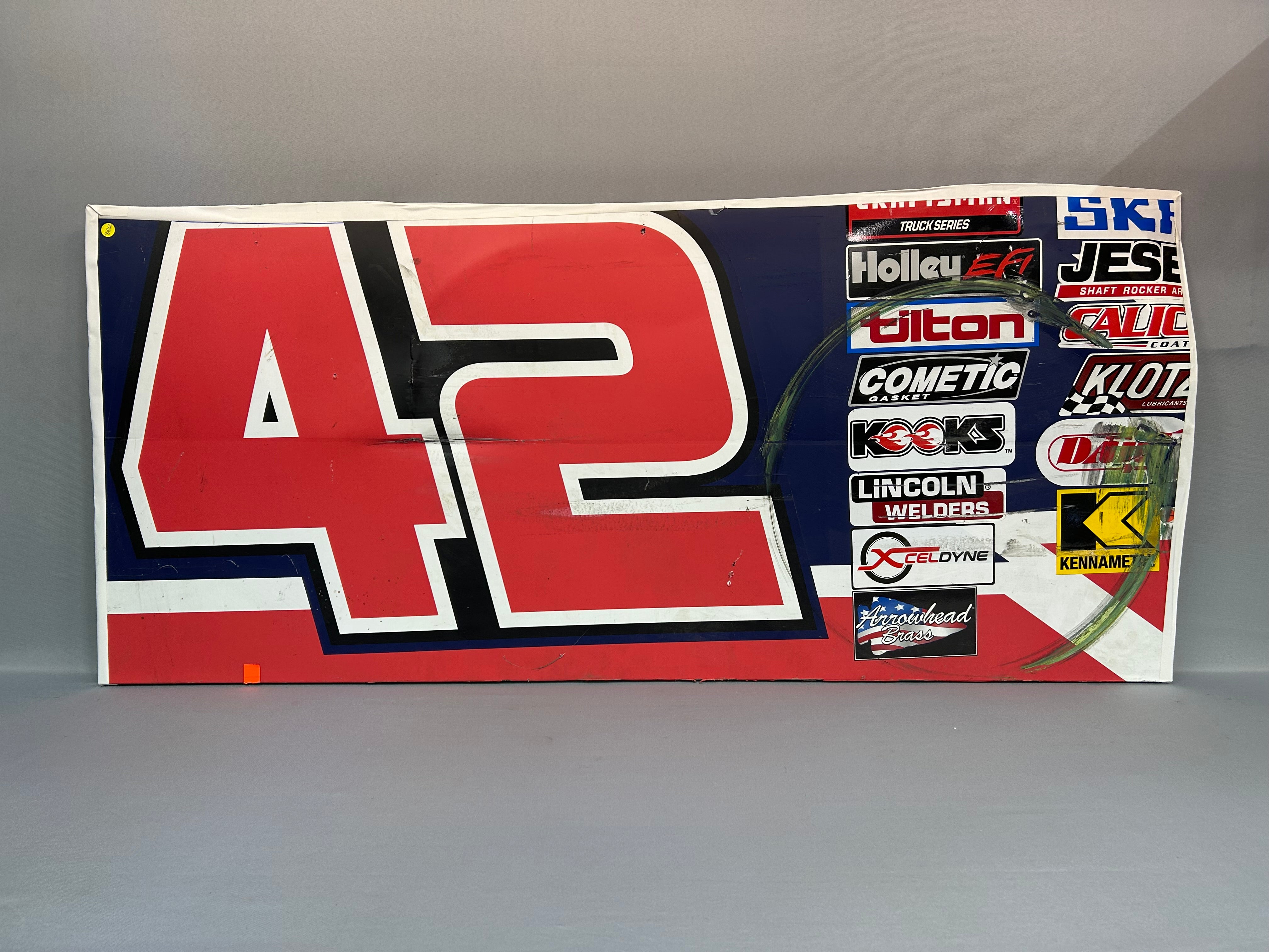Matt Mills #42 2024 JF Electric Nascar Door Panel – Race Day Authentics
