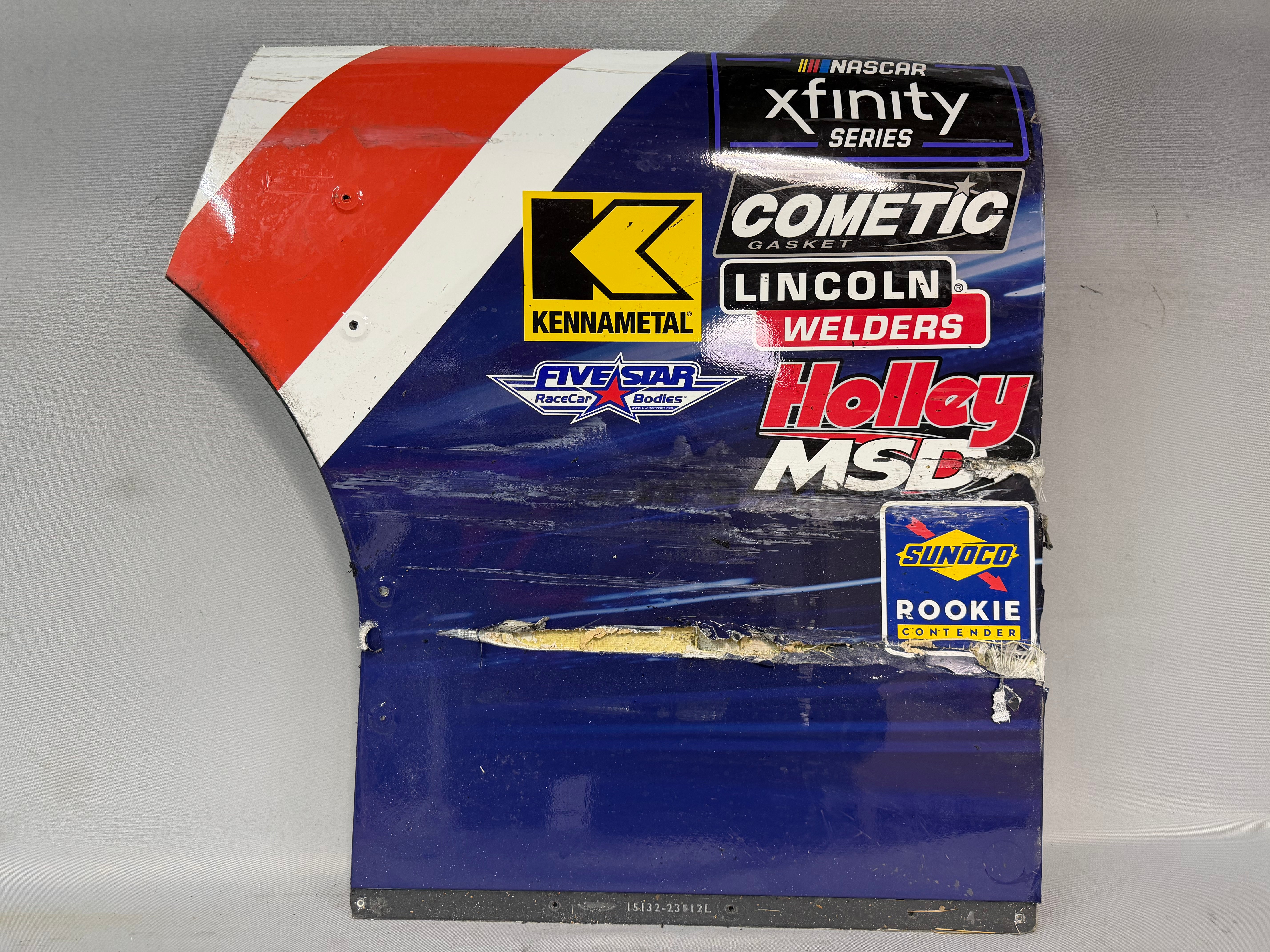 Daniel Dye #10 2025 Charlotte Roval B Pro Auto Nascar Contingency Pane ...