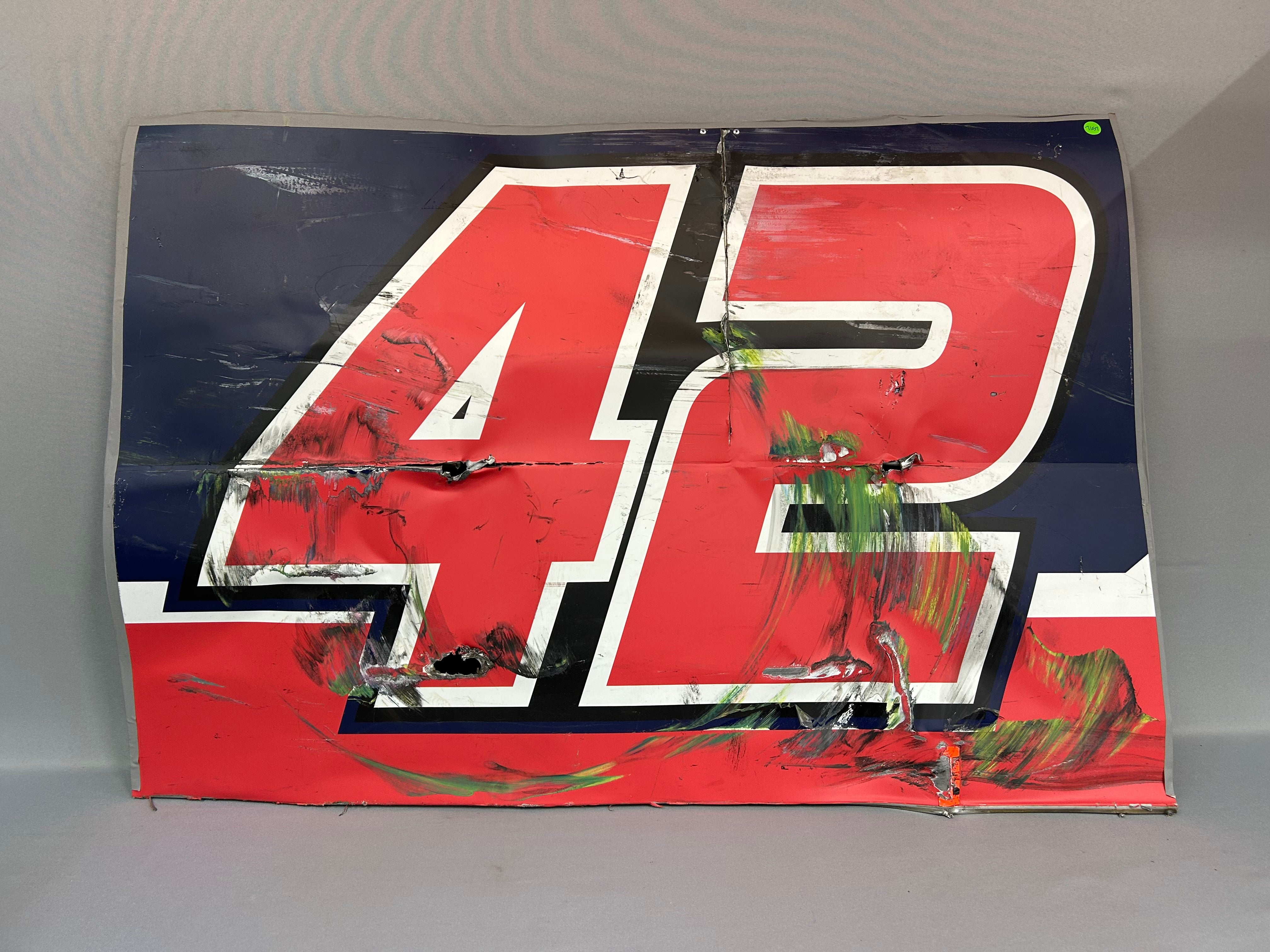 Matt Mills #42 2024 JF Electric Nascar Door Panel – Race Day Authentics