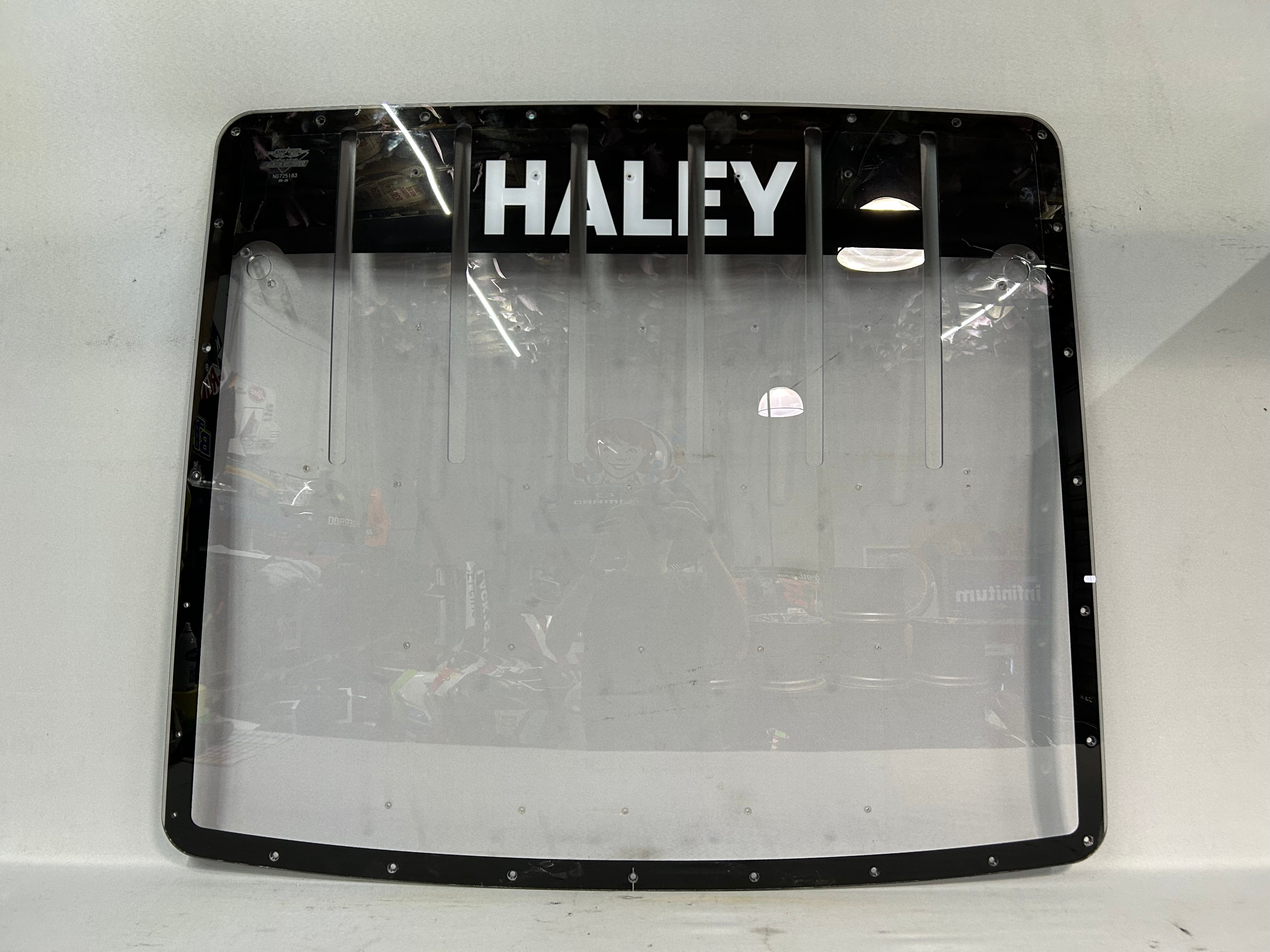 Justin Haley #7 2025 Dover Nascar Rear Windshield – Race Day Authentics