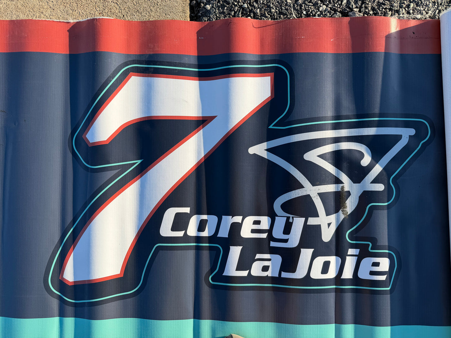 Corey Lajoie #7 2024 Phoenix Group 1001 Nascar Pit Wall Banner – Race ...