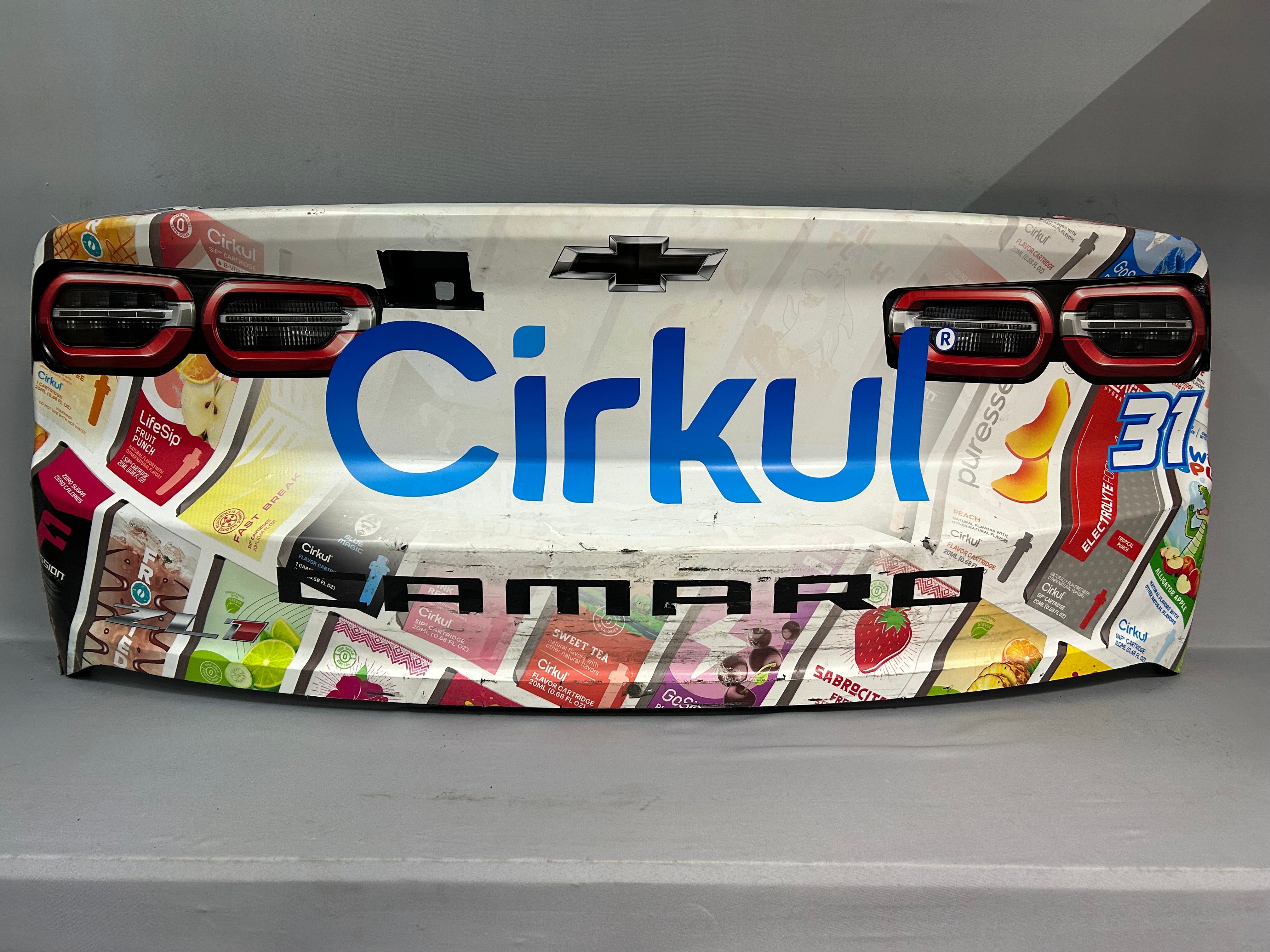 Daniel Hemric #31 2024 Cirkul Nascar Rear Bumper – Race Day Authentics