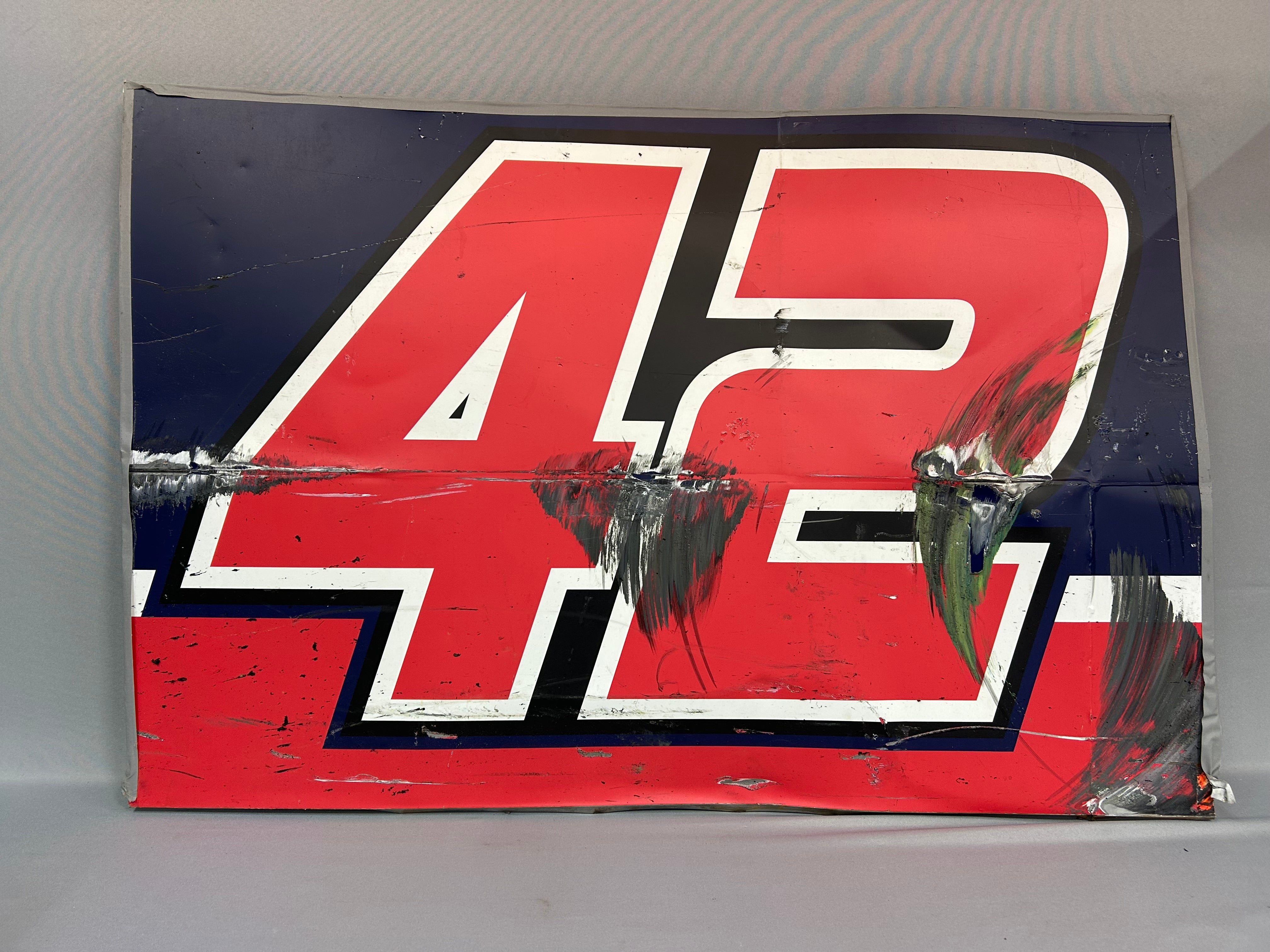 Matt Mills #42 2024 JF Electric Nascar Door Panel – Race Day Authentics
